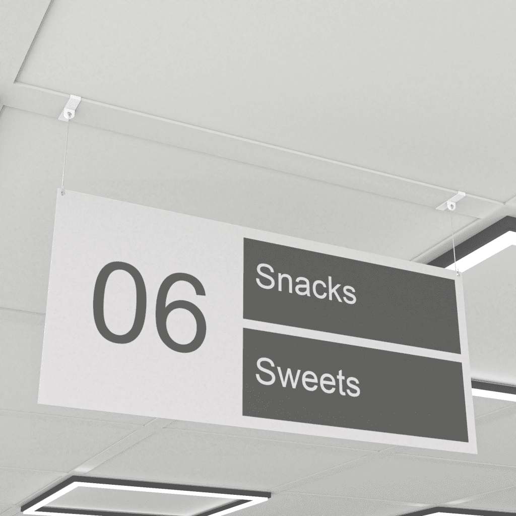 UV PRINTED SIGNS PACK OF 7 - Maxshelf - Retail Equipment Solutions