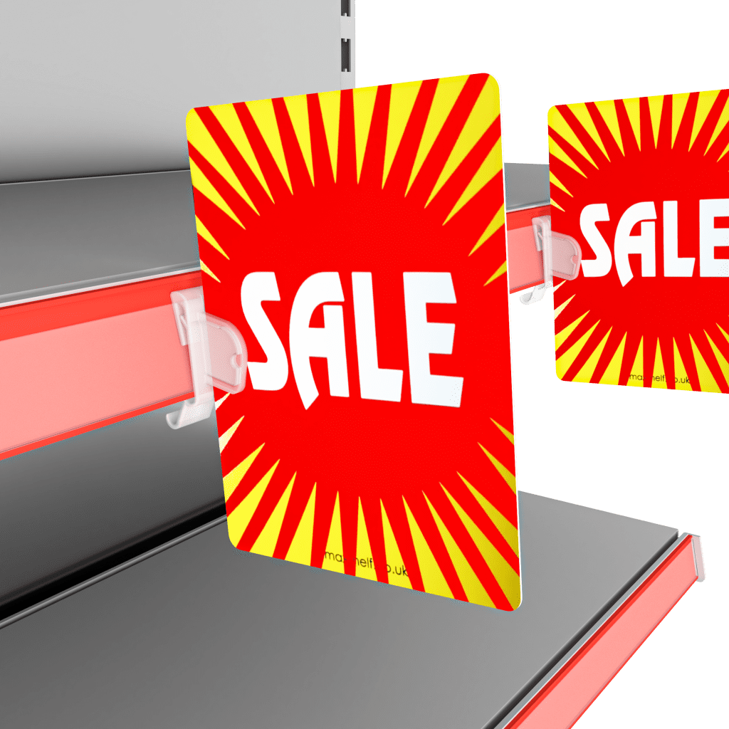 Shelftalker With Clip - Maxshelf - Retail Equipment Solutions