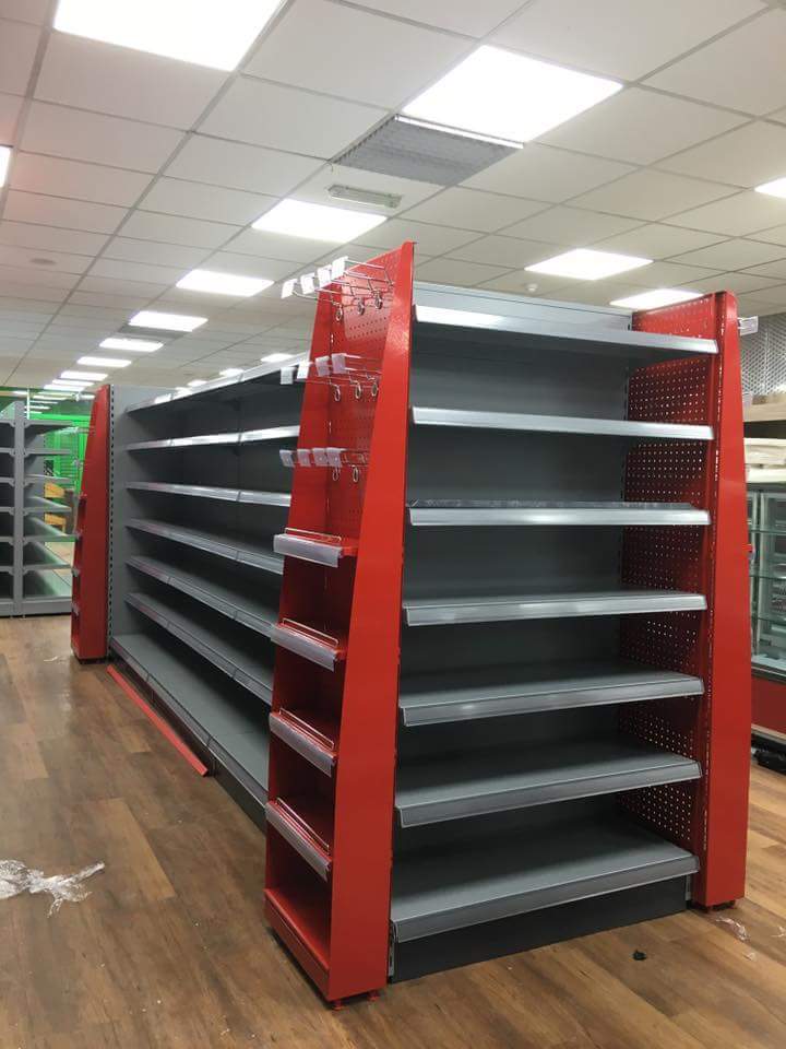 Promo End & Service Counter Display Setup - Maxshelf - Retail Equipment ...