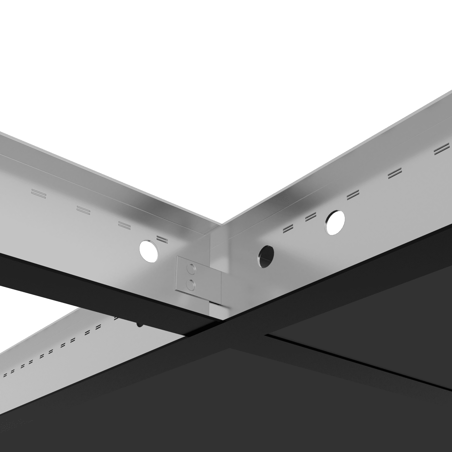 Black Suspended Ceiling Grid (Collection Only) - Maxshelf - Retail ...