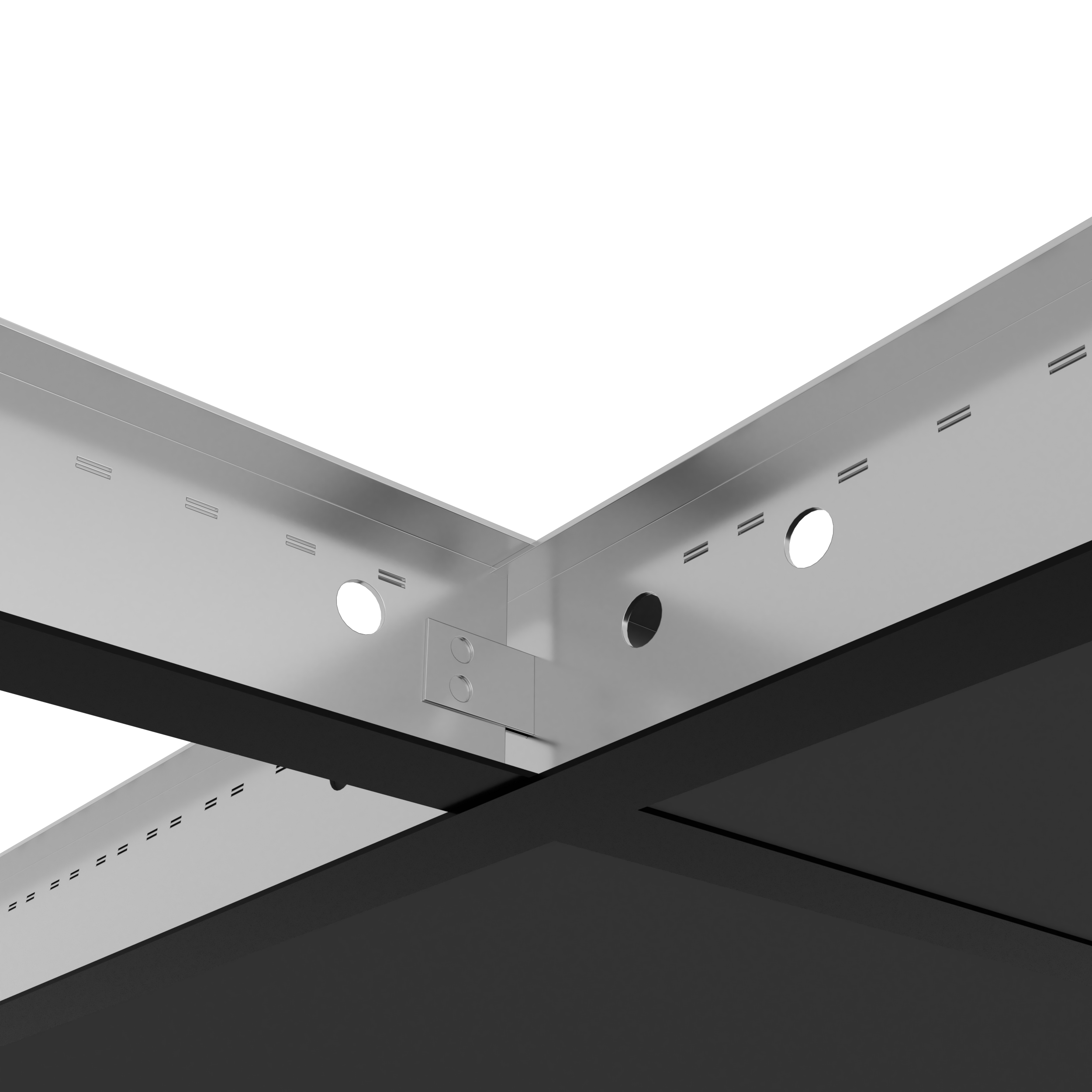 Black Suspended Ceiling Grid (Collection Only) - Maxshelf - Retail ...