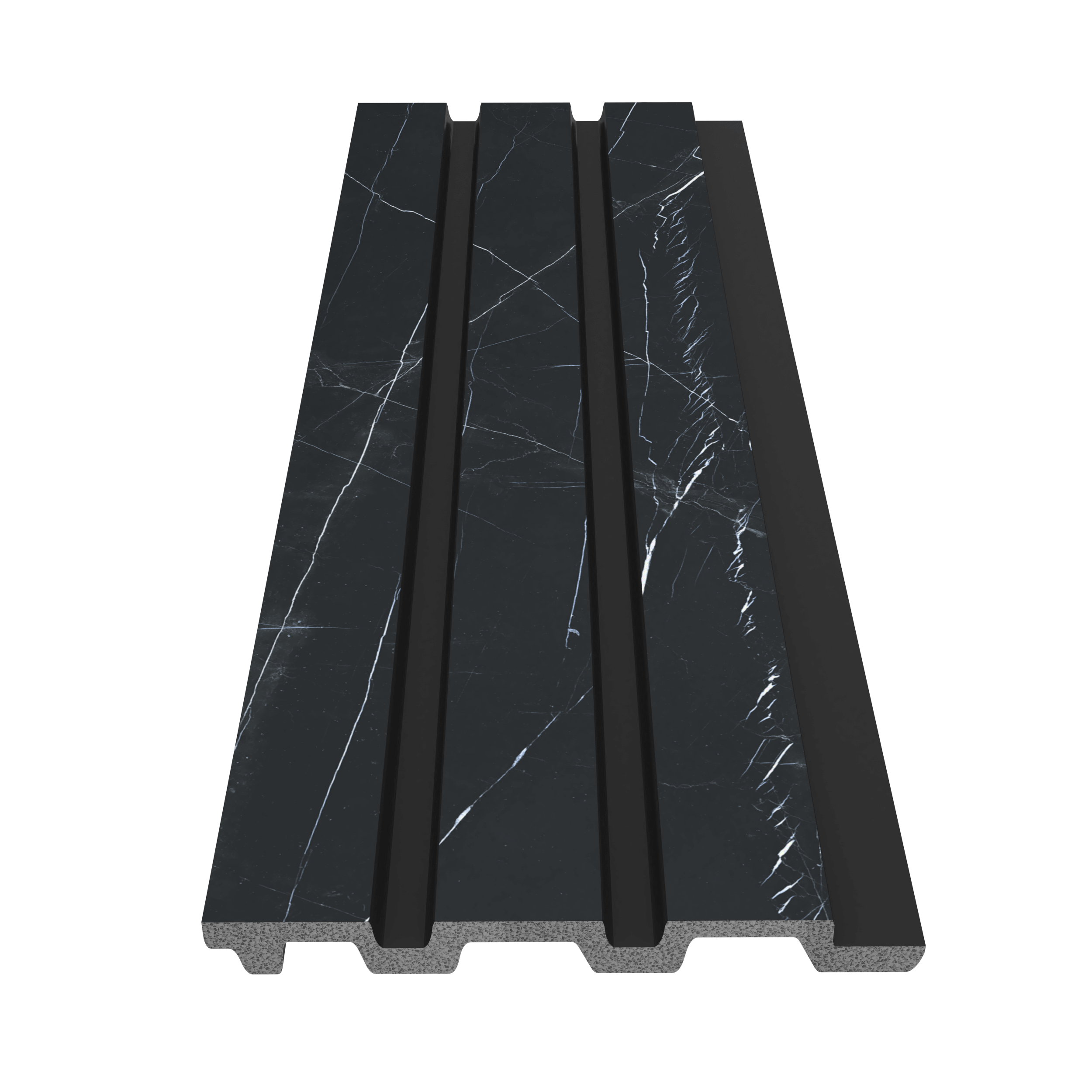 DECORATIVE SLATWALL STRIPS - BLACK MARBLE - Maxshelf - Retail Equipment ...