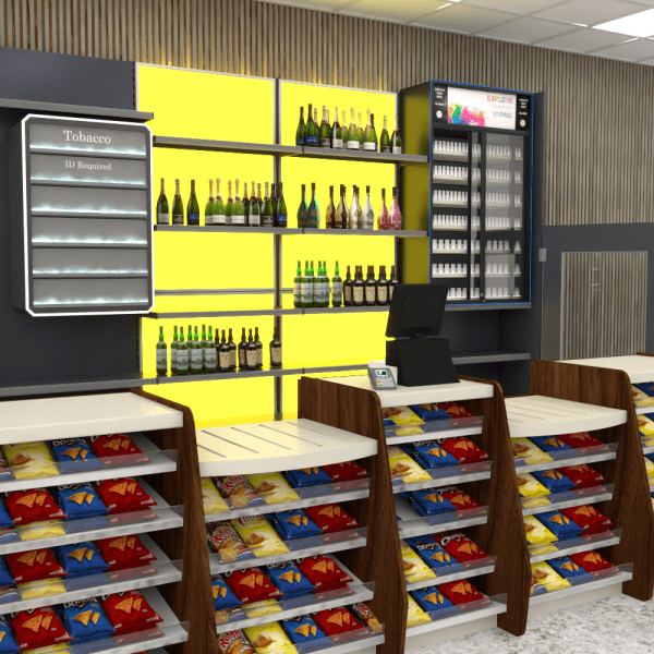 MULTI COLOUR ILLUMINATED BACK PANEL - Maxshelf - Retail Equipment Solutions